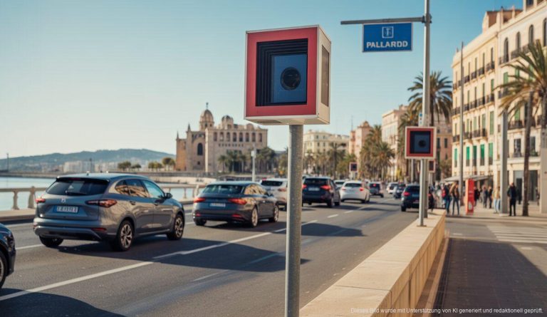 Vier neue Blitzer auf dem Paseo Marítimo in Palma de Mallorca