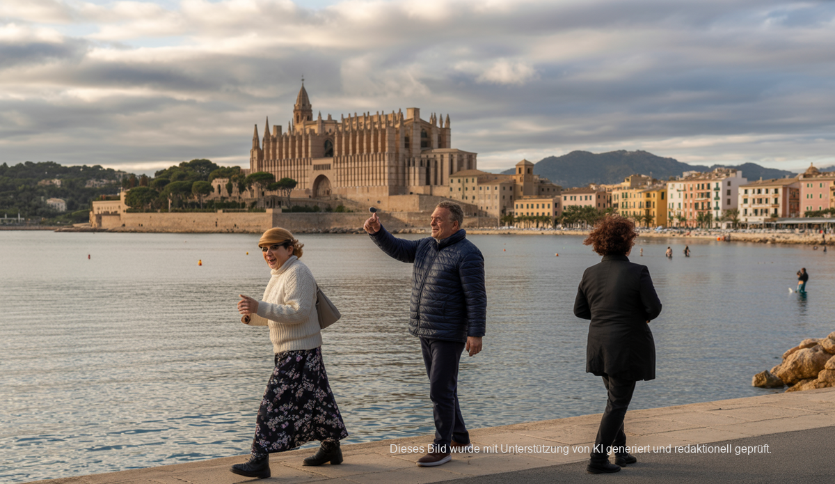 Mildes Winterwetter auf Mallorca am 12. Januar 2026
